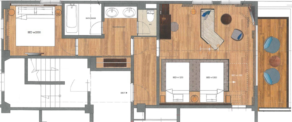 Main Building Ocean View Triple , Accommodation in Kawana Hotel