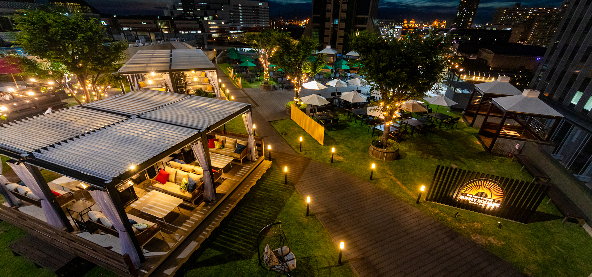 THE ROOF TOP BBQ "SUNNY SQUARE" OSAKA BAY , Restaurant - Grand Prince ...
