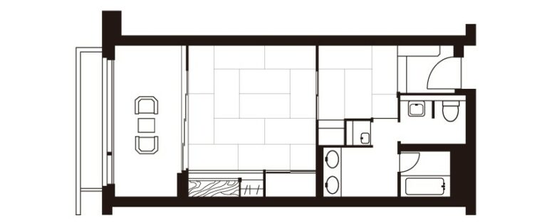 Japanese-style lakeview room , Accommodation in Ryuguden (Ryokan)