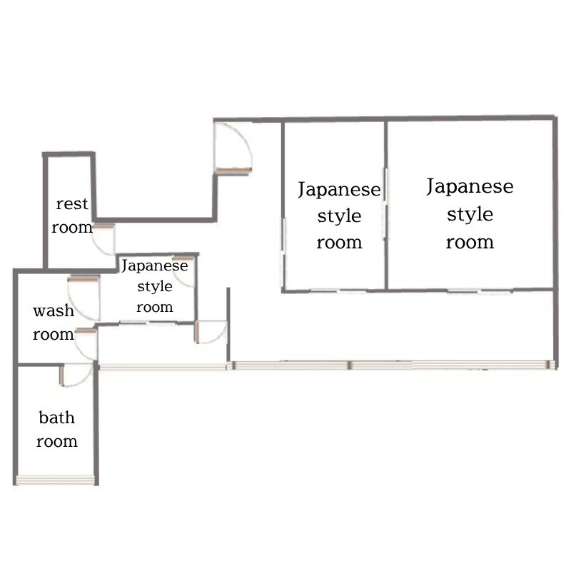 Japanese Deluxe A , Accommodation in Sanyo-so (Ryokan)