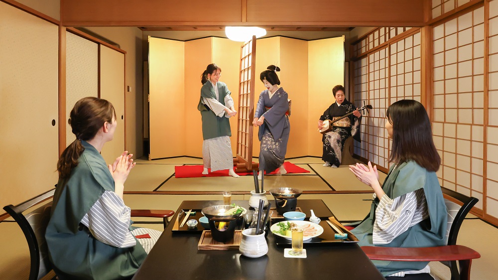 Experience Ozashiki-asobi (geisha entertainment) with Geigi-san ...