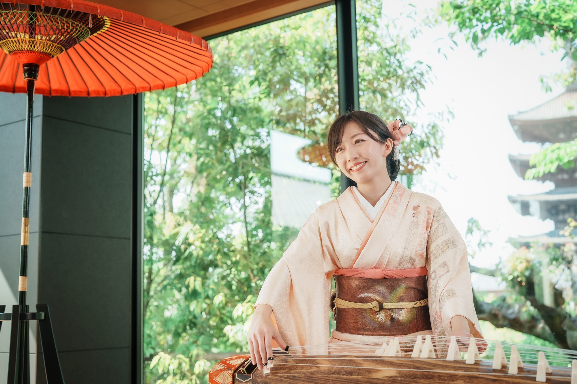 Traditional Japanese Instruments @guest lounge - Seiryu Kiyomizu