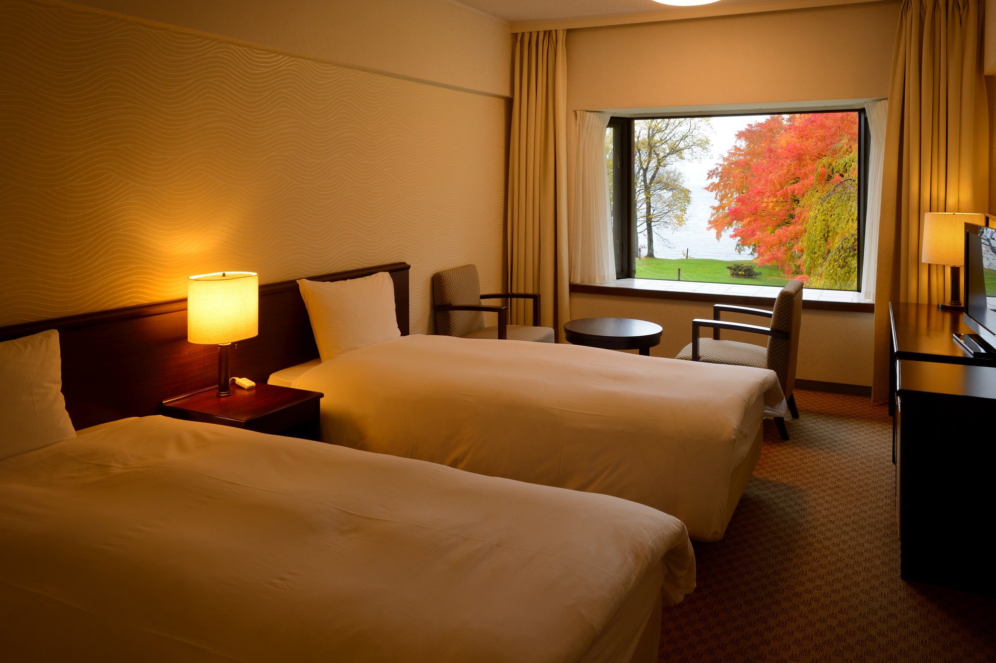 Lake-side Twin Room , Accommodation in Towada Prince Hotel